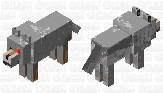 Syborg wolf Minecraft Mob Skin