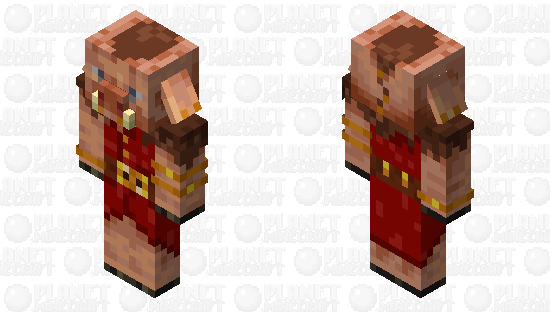 Piglin Minecraft Mob Skin