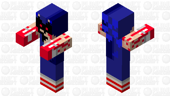 Sonic.exe Minecraft Mob Skin