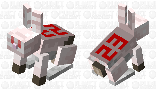 2023 year of the rabbit Minecraft Mob Skin
