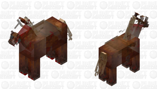 Ghost of Dead Horse (horsedonkeymule) Minecraft Mob Skin