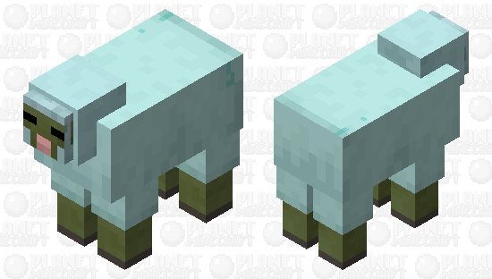 Zombie Sheep Minecraft Mob Skin