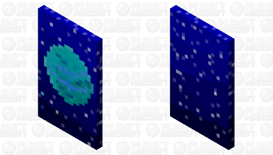 cape with Neptune Minecraft Mob Skin