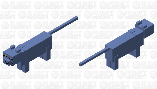 gatito azul Minecraft Mob Skin