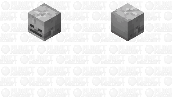 Just a Skeleton head Minecraft Mob Skin