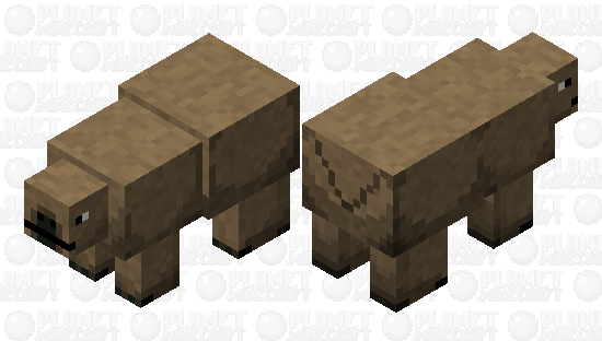 Shasta Ground Sloth Minecraft Mob Skin