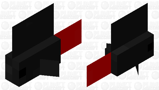 Red tali shark Minecraft Mob Skin