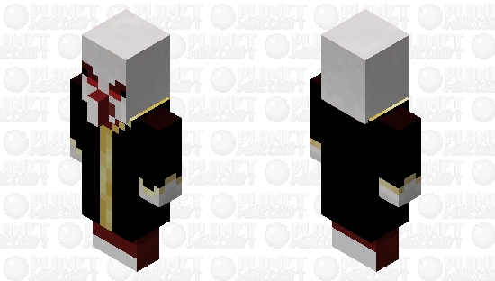 Red Evil Evoker Minecraft Mob Skin