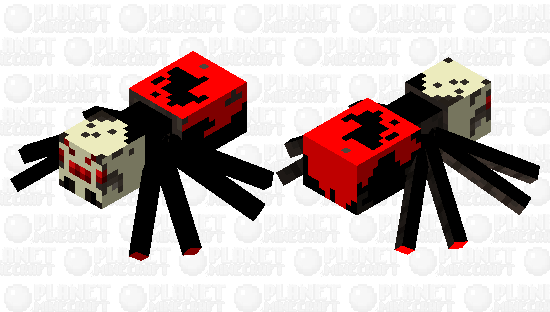Fallen spidar (wearing a skull) Minecraft Mob Skin