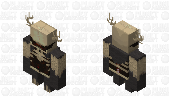 Cursed Warden Minecraft Mob Skin