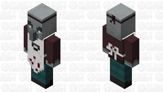 Illager chef Minecraft Mob Skin