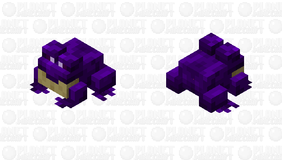 Purple Frog Minecraft Mob Skin