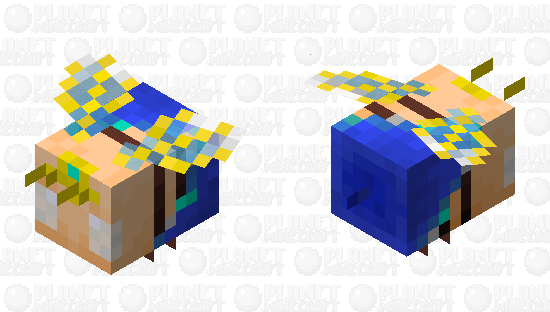 Poseidon bee Minecraft Mob Skin