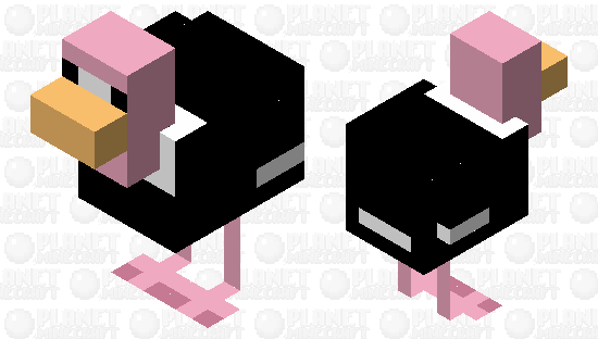 Ostrich Minecraft Mob Skin