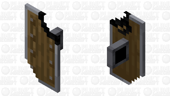 Damaged Shield Minecraft Mob Skin