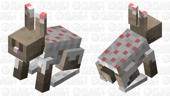 frosted bunny Minecraft Mob Skin