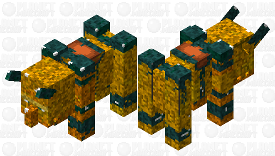 Copper ravager Minecraft Mob Skin