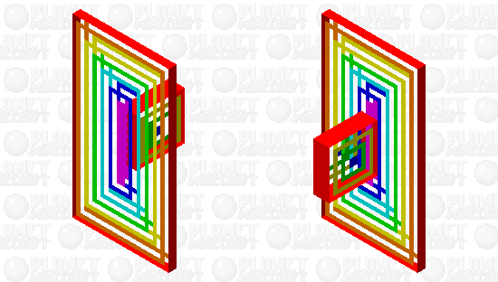 rainbow shield Minecraft Mob Skin