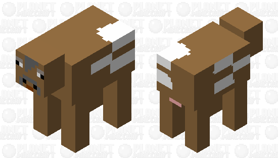 Lego cow Minecraft Mob Skin