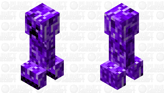 Purple Creeper Minecraft Mob Skin