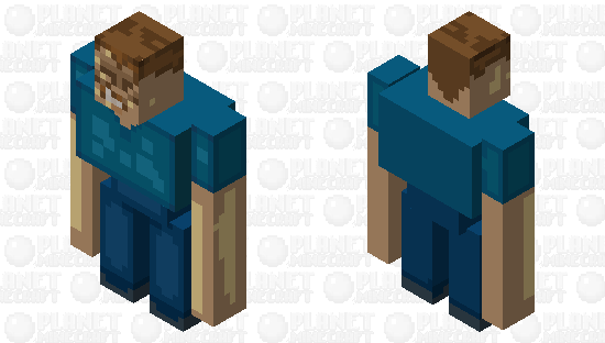 *s t e v e n... what happened to your body?* Minecraft Mob Skin