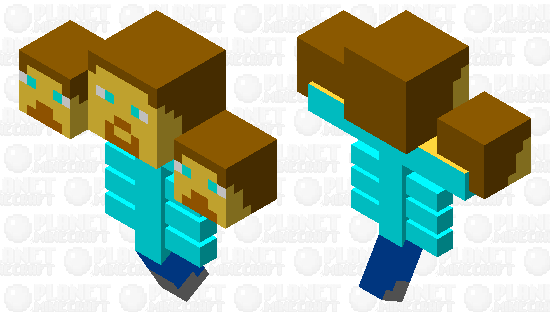 Wither Steve Minecraft Mob Skin