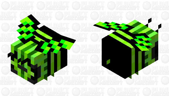 Demonic Bee Minecraft Mob Skin