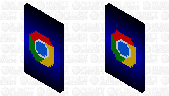 Google Chrome Cape Minecraft Mob Skin