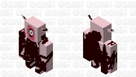 Blood Hole Warden Minecraft Mob Skin