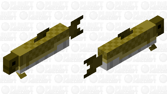 large mouth bass Minecraft Mob Skin