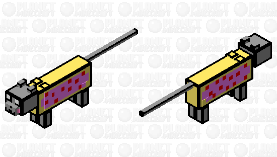 Nyan Cat Minecraft Mob Skin