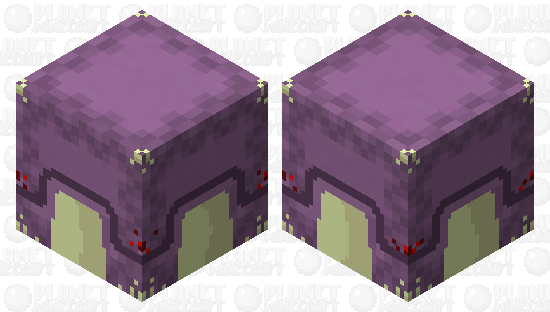 Reddit user's realistic shulker Minecraft Mob Skin