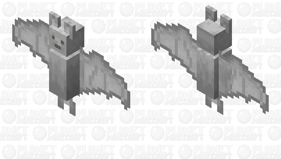 Ghost Bat Minecraft Mob Skin