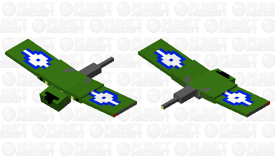 BOMBER PLANE Minecraft Mob Skin