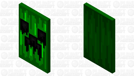 Melty Creeper Minecraft Mob Skin