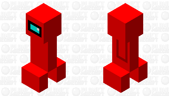 Among us imposter Minecraft Mob Skin