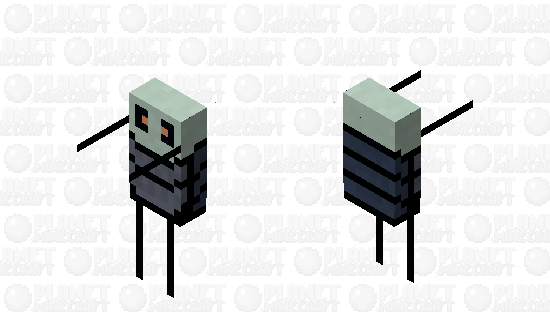 wandering husk hollow knigth. zombie Minecraft Mob Skin