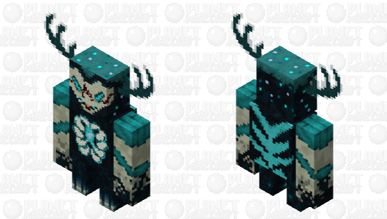 Hela-Loki Warden Minecraft Mob Skin