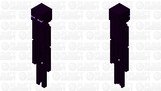 Simple Enderman touchup Minecraft Mob Skin