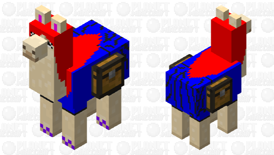 Llama girl Minecraft Mob Skin