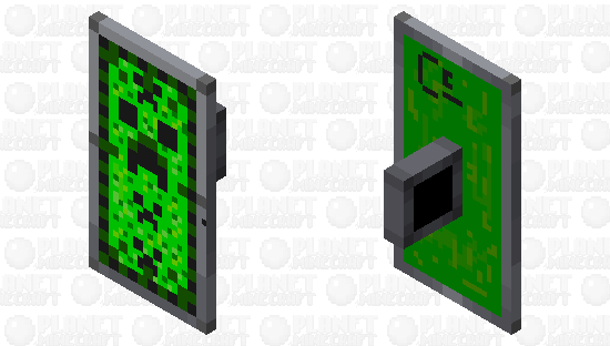 Creeper Clan member Spelltime shield Minecraft Mob Skin