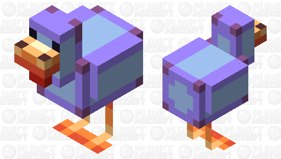 Blue Chicken (Jam) Minecraft Mob Skin