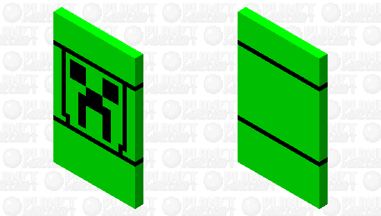 Creeper Cape Minecraft Mob Skin