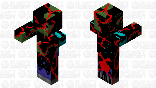 Corrupted Zombie Minecraft Mob Skin