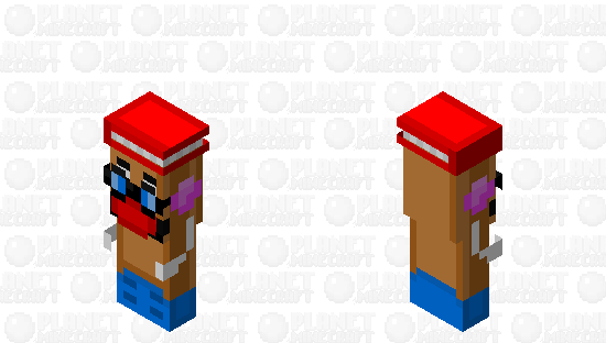 Librarian Mr. Potato head Minecraft Mob Skin