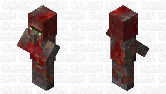 Blood Villager Minecraft Mob Skin