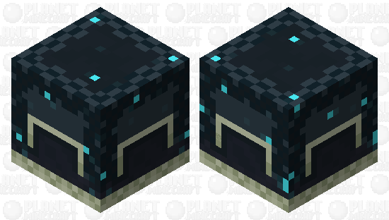 Rare Sculked Shulker Minecraft Mob Skin