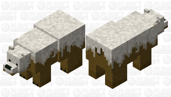 Grolar Bear Minecraft Mob Skin