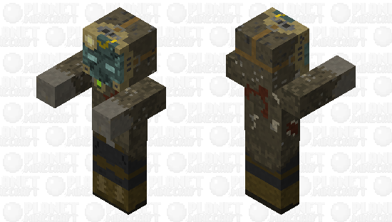 Dystopian Zombie Minecraft Mob Skin