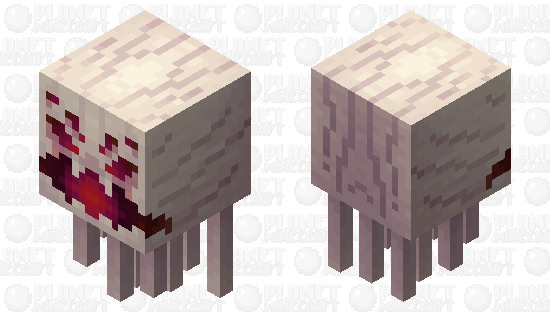 Lush Ghast (Shooting) Minecraft Mob Skin